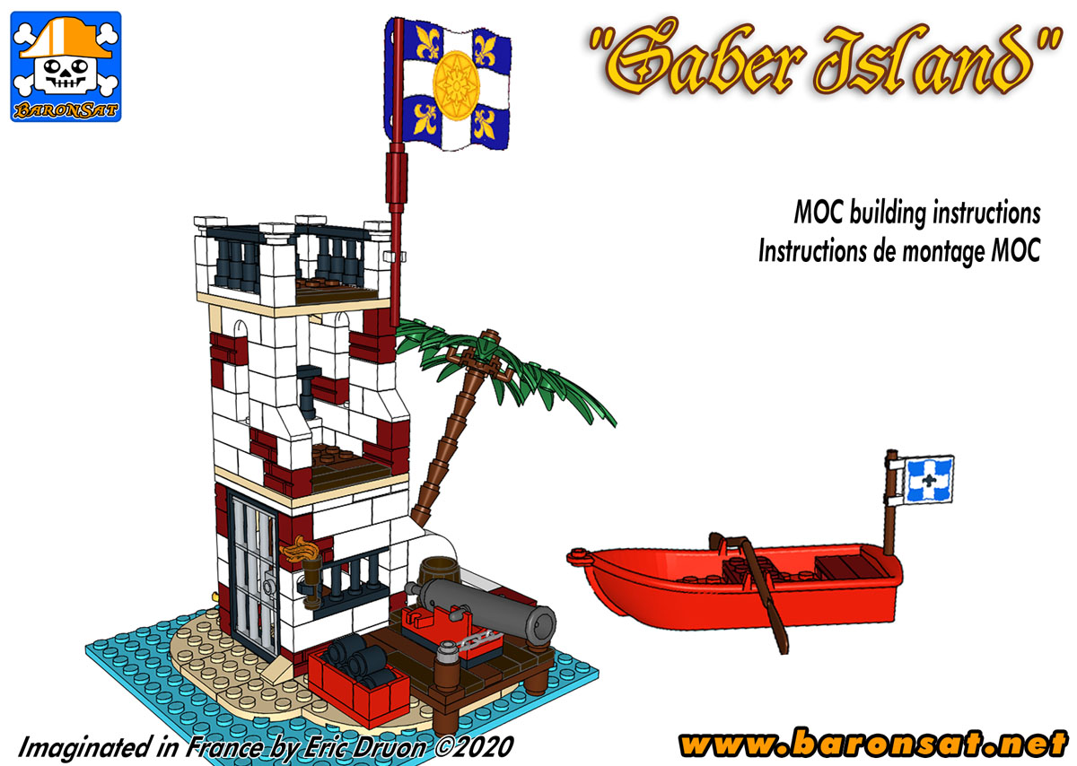 Pirates Sabre Island lego moc building instructions
