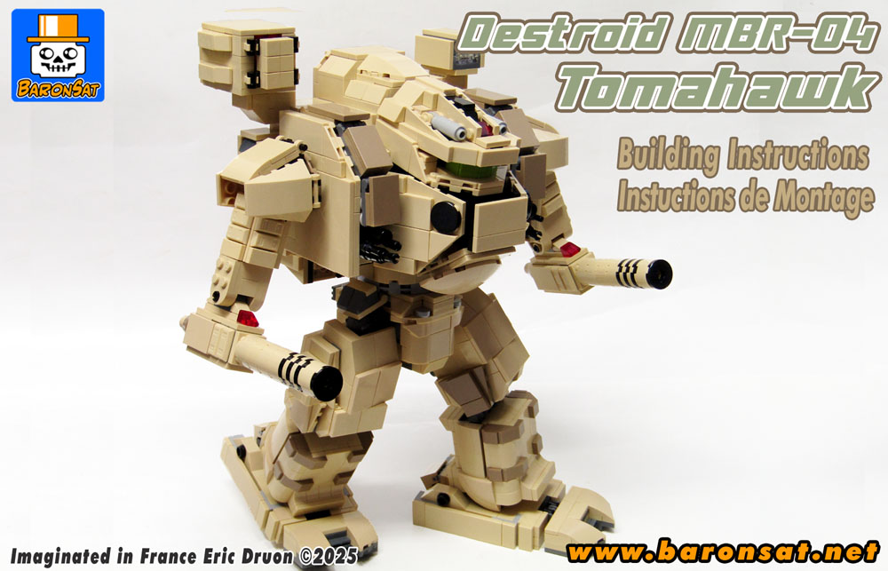 Macross Tomahawk MBR-04 Lego moc Instructions