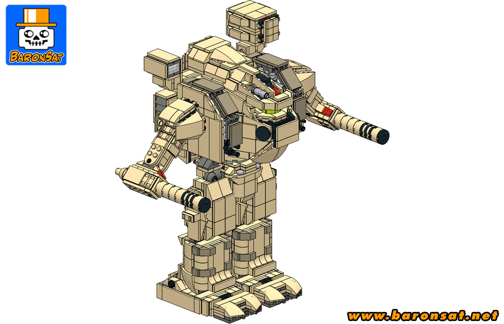Macross Tomahawk MBR-04 Lego moc Instructions