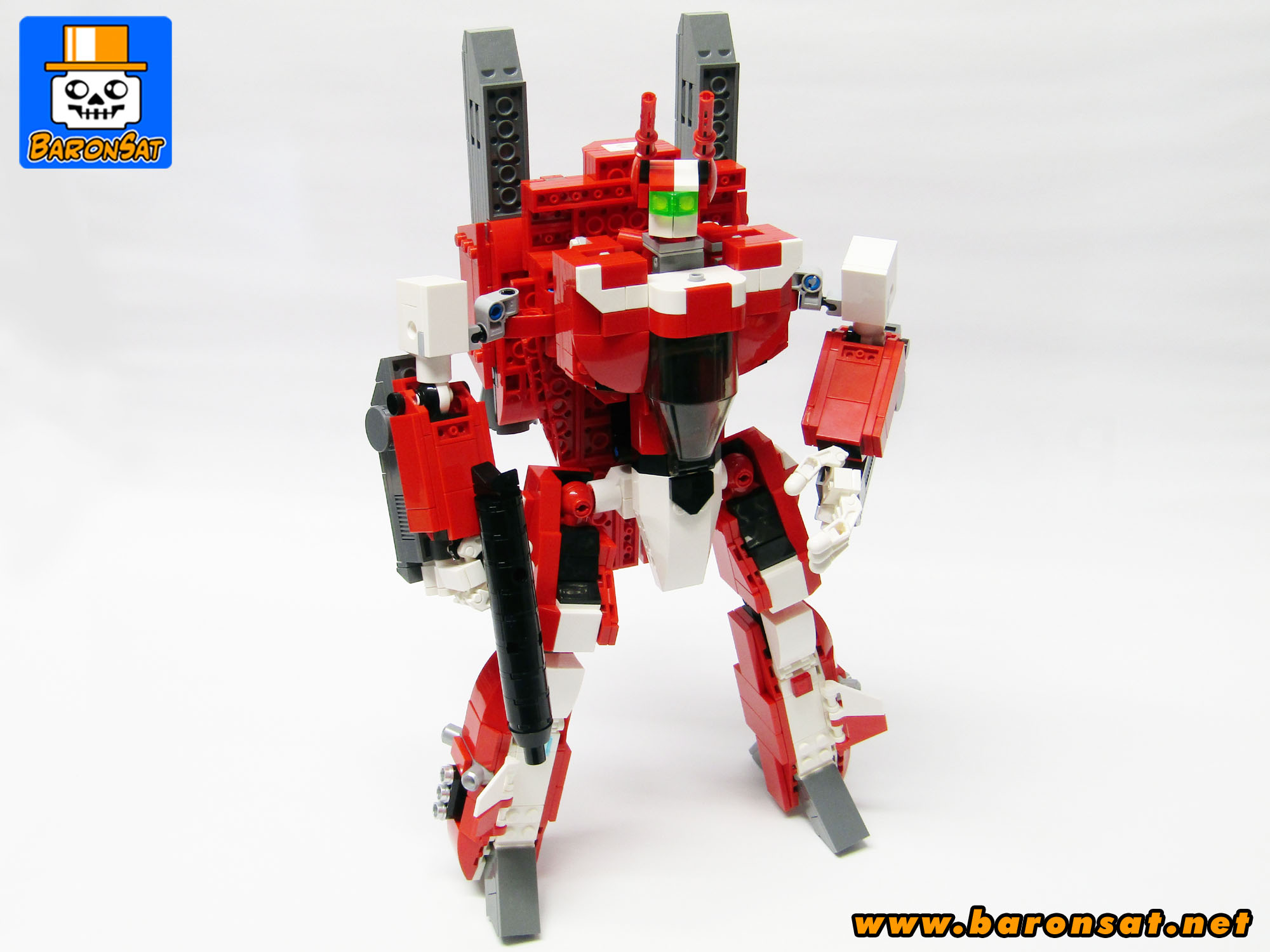 Macross Valkyrie VF-1J Milia Red Lego moc custom model