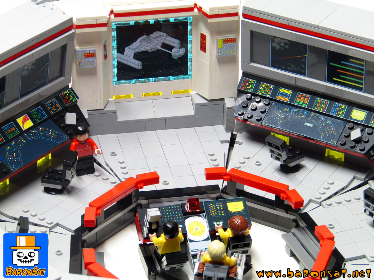 PASSERELLE STAR TREK 2017- CUSTOM LEGO SET FOR SALE STAR TREK COMMAND ...